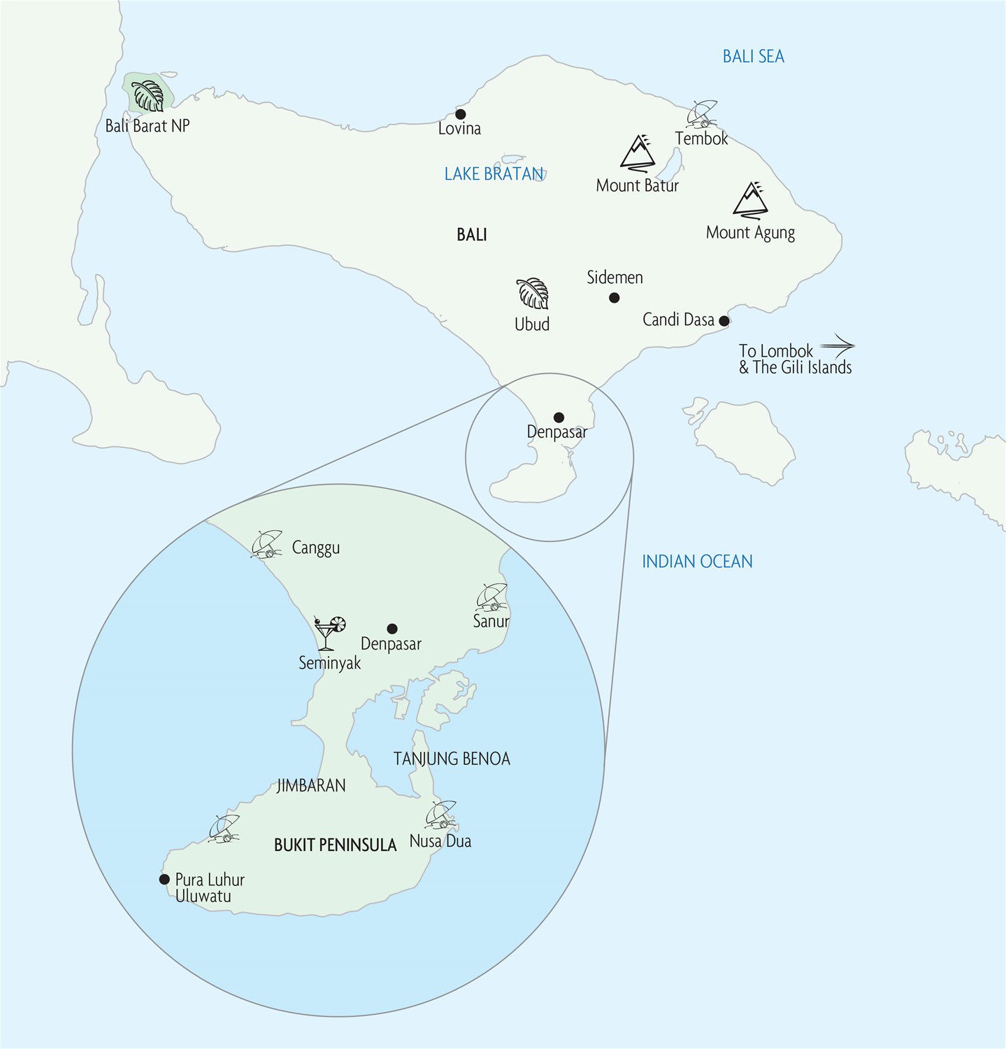 Bali Indonesia World Map