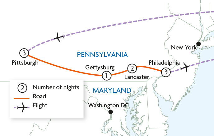 Pittsburgh to Philadelphia - Arts, Liberty & The Amish | Trailfinders
